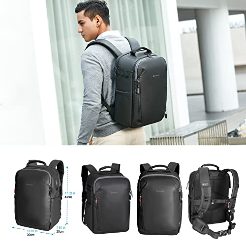 Dulepro Camera Backpack, Photography DSLR Backpack Case Waterproof Camera Bag Backpack with 15-16 inch Laptop & 11" Tablet Compartment Rain Cover for DSLR/SLR/Mirrorless/Drone