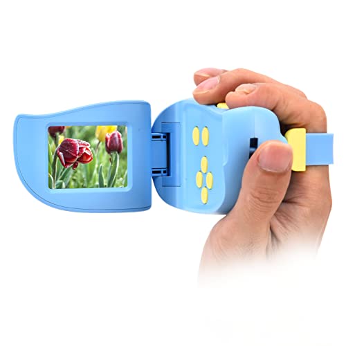 HD Digital Camera, 100° Viewing Angle 400mAh Battery Safe 2 Inch Screen Camera Cute for Boys for Toy for Gift for Girls(blue)
