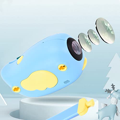 HD Digital Camera, 100° Viewing Angle 400mAh Battery Safe 2 Inch Screen Camera Cute for Boys for Toy for Gift for Girls(blue)