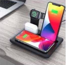 4 in 1 Fast Charging Station, Multi-Function Wireless Charging Dock