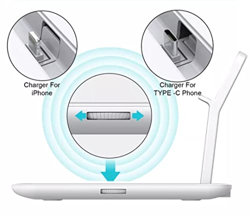 4 in 1 Fast Charging Station, Multi-Function Wireless Charging Dock