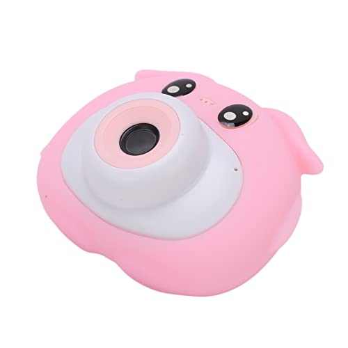 Mini Kids Camera, Specially Made Kids Camera Music Playback USB Interface 27 Head Stickers Built in 400mAh Battery for Picnic for Girls(Pink)