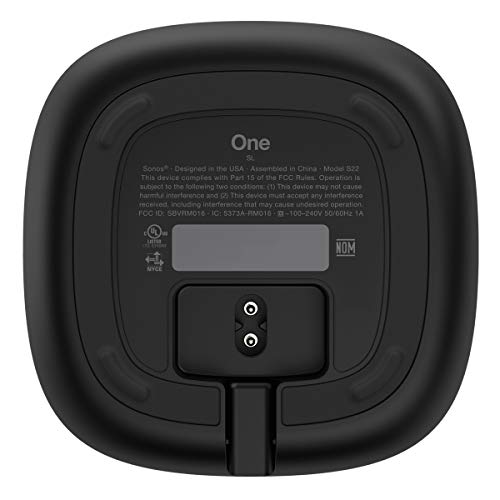 Sonos Two Room Set One SL - The Powerful Microphone-Free Speaker for Music and More - Black