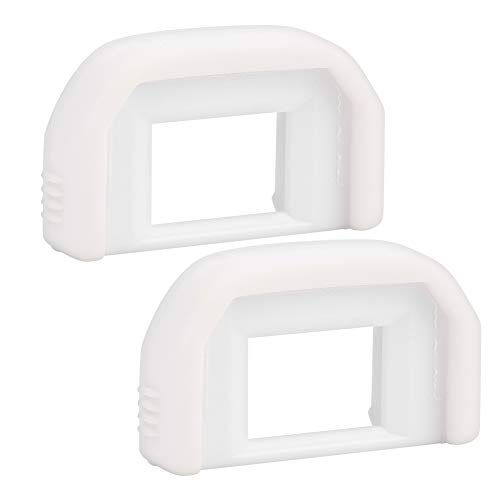 RvSky Digital Camera Accessories 2PCS White Camera EF Viewfinder Eye Patch for Digital Cameras