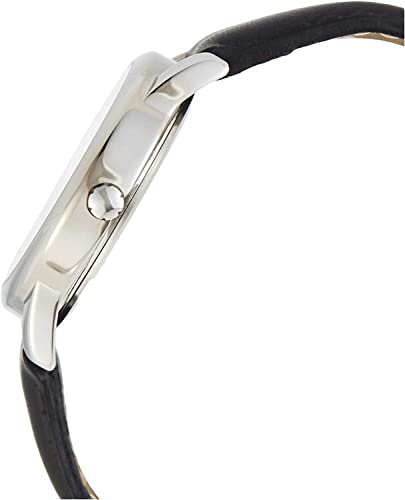 Timex Men's T205019J Easy Reader Black Leather Strap Watch