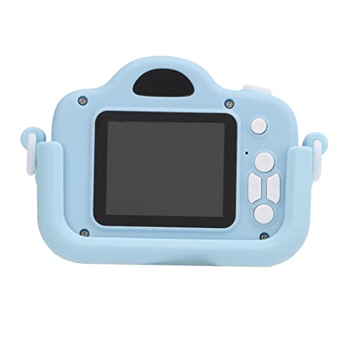 Shanrya Kids Photo Video Camera, Kids Digital Camera Multifunctional Rechargeable Cute for Gifts(Single Shot Blue)