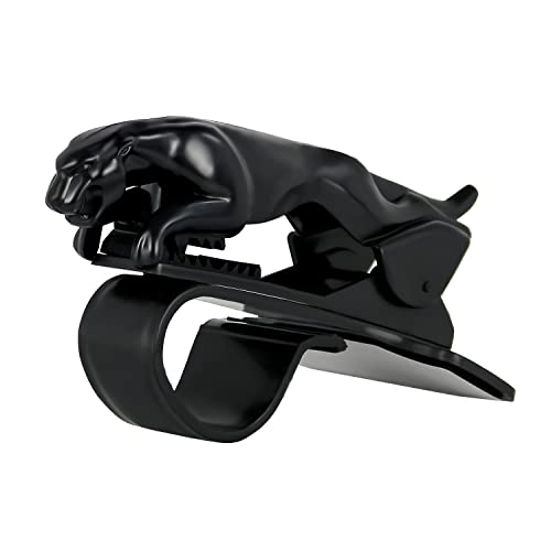 HAOYAYA Car Leopard Form Navigation Dashboard Phone Holder 360 Degree Rotating Phone Mount Stand Bracket-Best Xmas Gifts(Black)