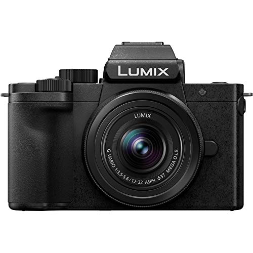 Panasonic DC-G100VK LUMIX G100 Mirrorless Camera 4K Vlogging Kit with 12-32mm Lens + DMW-SHGR1 Tripod Grip Bundle with Deco Gear Case + Microphone + 64GB Card + Photo Video Software Kit & Accessories