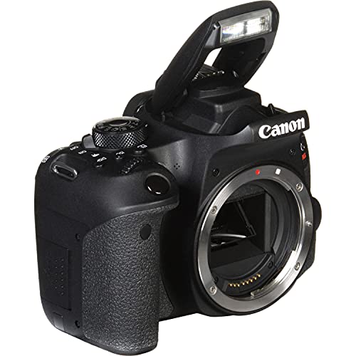 800D (T7i) DSLR Camera (Body Only) Bundle, Starter Kit with Accessories (LED Light, Shotgun Mic, 64Gb Memory, Cleaning Pen and More)