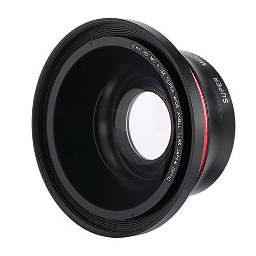 Wide Angle Lens, 37mm 0.39X, with Phone Clip, for DV Cameras Mobile Phones