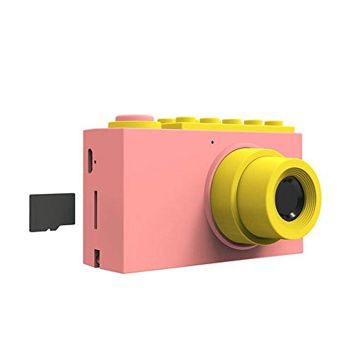 Children's Camera Digital Waterproof Camera Video Toy Kids Cartoon Mini Fun Cute Camera Outdoor Photography kids (Color : Pink)