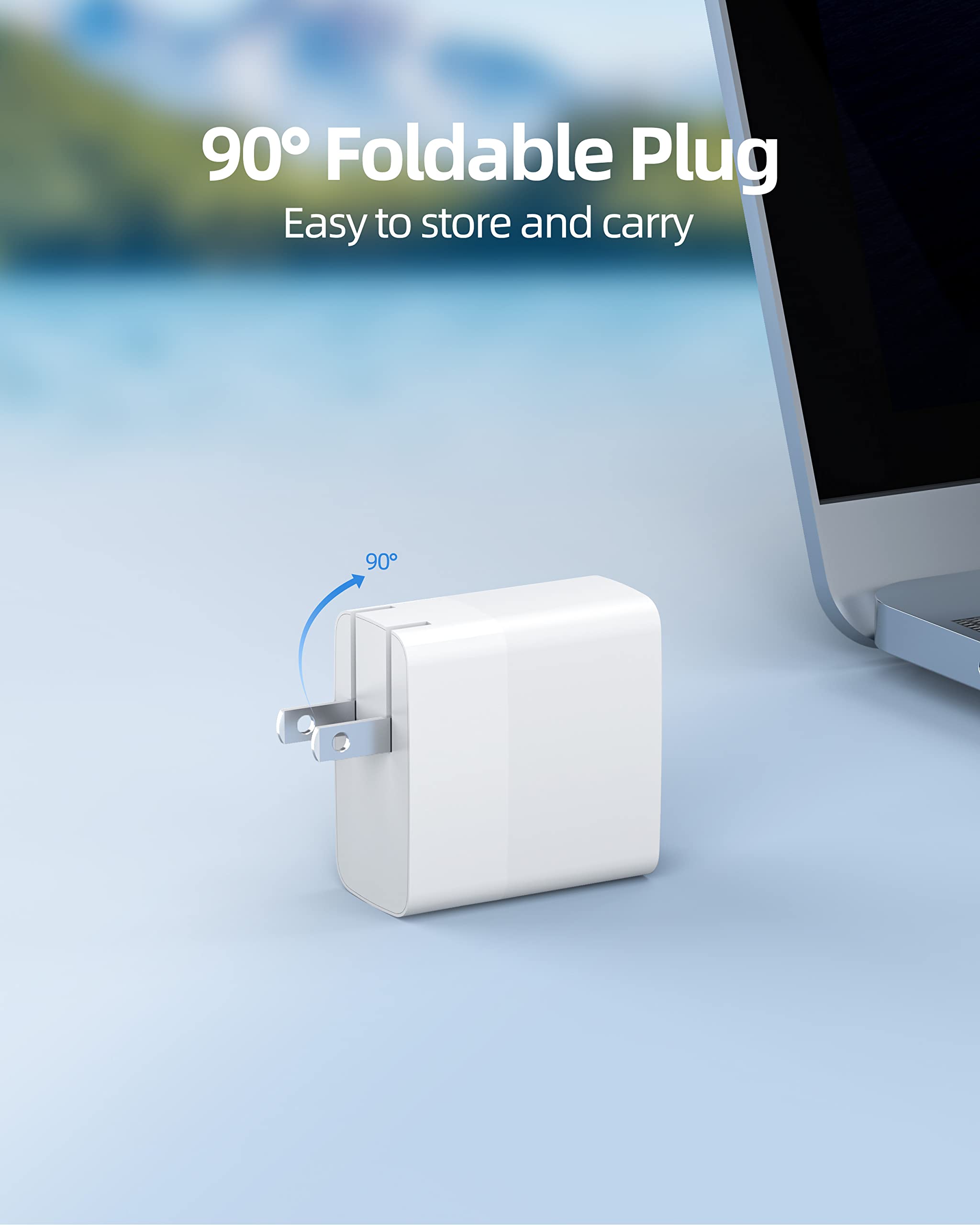 PD 30W 29W USB C Charger Fit for MacBook Air 13 inch M2 M1 2022 2020, Retina 2018-2020, for MacBook 12 inch 2015-2017,iPad Air (4th Generation) Power Supply Cord
