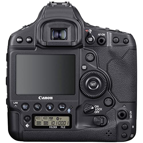 Canon EOS-1D X Mark III DSLR Camera (Body Only) (3829C002) + 128GB CFexpress Card + 2 x LP-E19 Battery + Case + Corel Photo Software + LED Light + Flex Tripod + Hand Strap + More (Renewed)