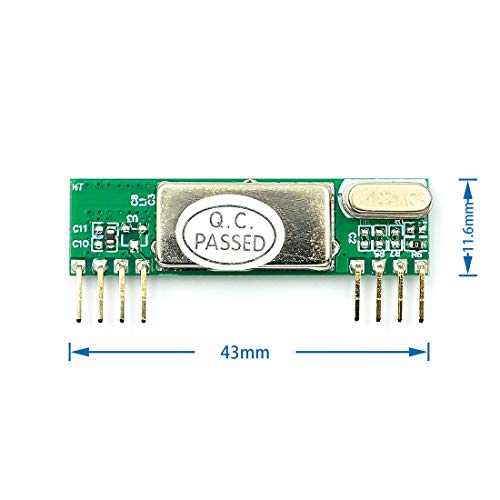 HiLetgo 3pcs RXB6 433MHz Superheterodyne Wireless Receiver Module for Arduino/ARM/AVR