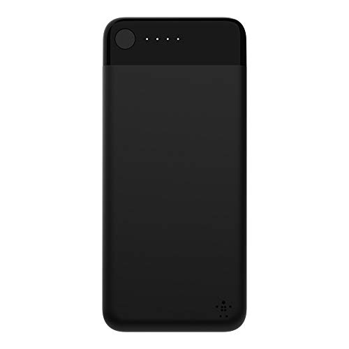 Belkin Boost Charge Power Bank 5K with Lightning Connector (Lightning Power Bank, MFi-Certified Portable Charger for iPhone/iPad/AirPods), Black (F7U045btBLK)