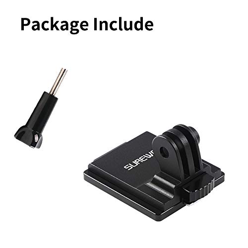 Aluminum NVG Helmet Mount Compatible with GoPro Hero 11 Black, Hero 10/9/8/7/(2018)/6/5 Black, Insta360, AKASO, DJI Osmo Action 3 and Most Action Cameras