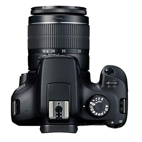 4000d (Rebel T100) DSLR Camera w/18-55mm + 75-300mm Zoom Lenses + Al’s Variety Accessories Includes: 64GB Memory + Wide & Telephoto Threaded Lenses + Case + Tripod +Grip + More (39pc Bundle)