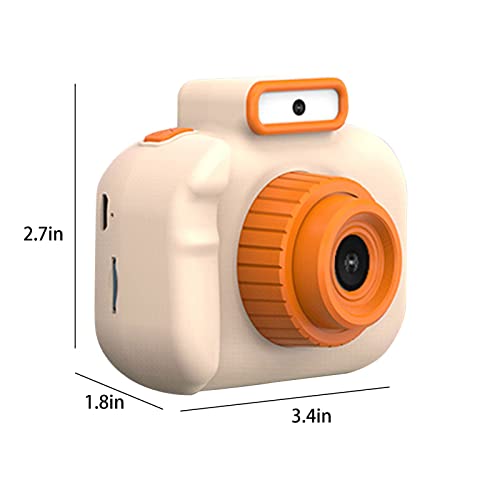 Nsxcdh Children's Digital Camera, 2.0inch IPS Dual Front & Rear Cameras, 4800W HD Camera with 8X Digital Zoom for Photography & Video Recording, Children's Gift