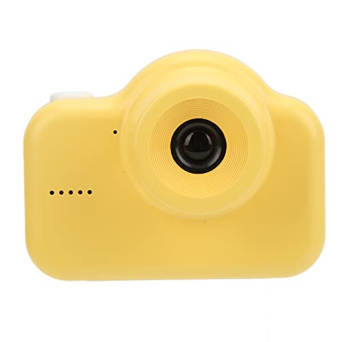 Shanrya Kids Photo Video Camera, 600mAh Rechargeable 2inch IPS Screen High Definition 720P Digital Children Camera for Gift(Yellow Duck)