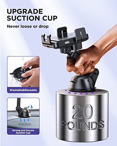 JOYROOM Wireless Car Charger JR-ZS219,15W Qi Fast Charging Phone Mount for Car, No Fear of Bumps and Never Fall Off for iPhone 14 13 12 11, Galaxy S22/S20+