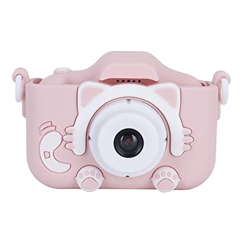 FASJ Shooting Camera, 40MP Kids Camera Intelligent Focusfree for Photography for Birthday Gift(Pink cat)