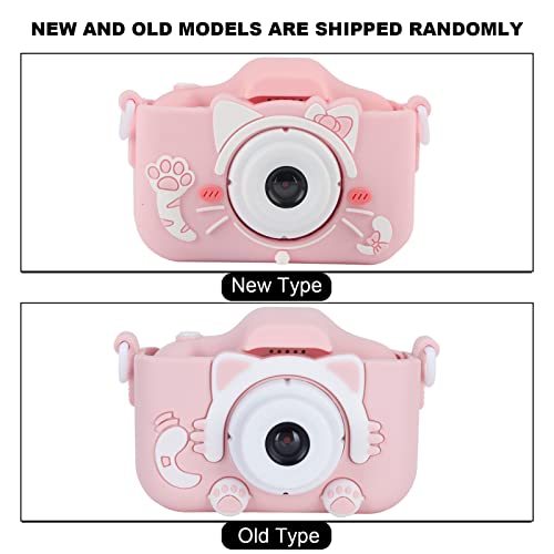 FASJ Shooting Camera, 40MP Kids Camera Intelligent Focusfree for Photography for Birthday Gift(Pink cat)
