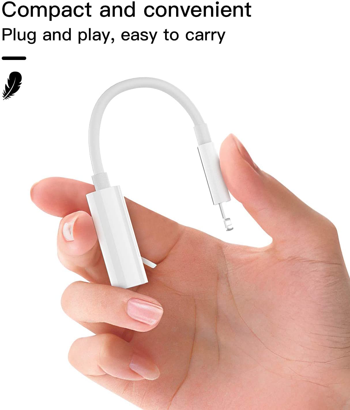 [Apple MFi Certified] Lightning to SD Card Reader for iPhone iPad,4 in 1 Lightning Male to USB Female OTG Adapter Compatible SD/TF Card,Memory Card Reader Portable USB 3.0 Adapter with Charging Port