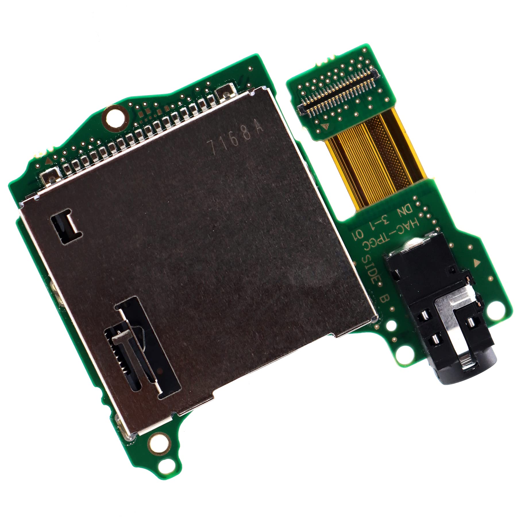Deal4GO New Game Card Reader Slot w/Headphone Jack Replacement for Nintend0 Switch Game Cartridge Socket Board HAC-TPGC PCB (3rd Party)