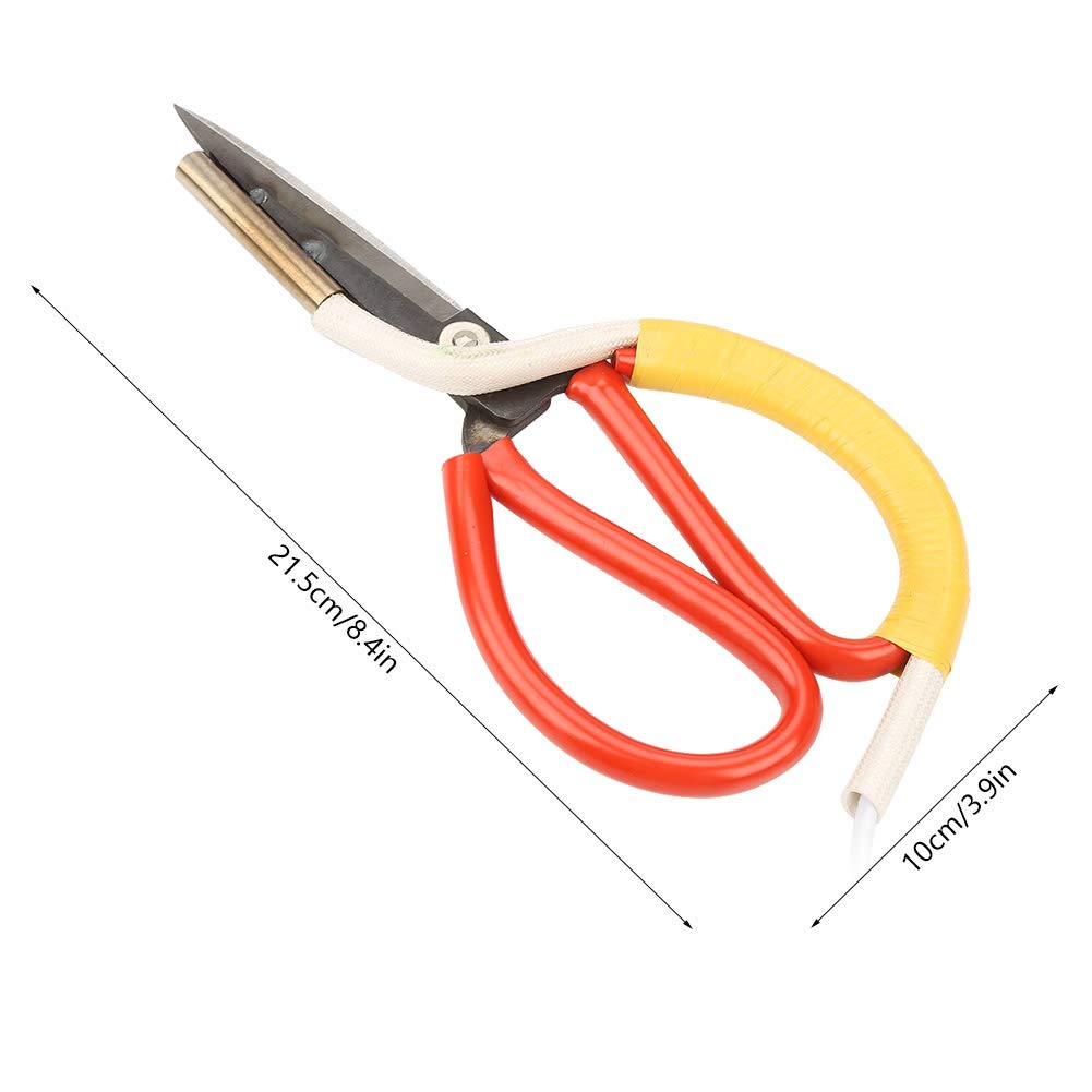 Temperature Scale Pratical Scissor, Electric Heating Tailor Scissors, Heated Scissors Scissor Cutting Machine for Fabric