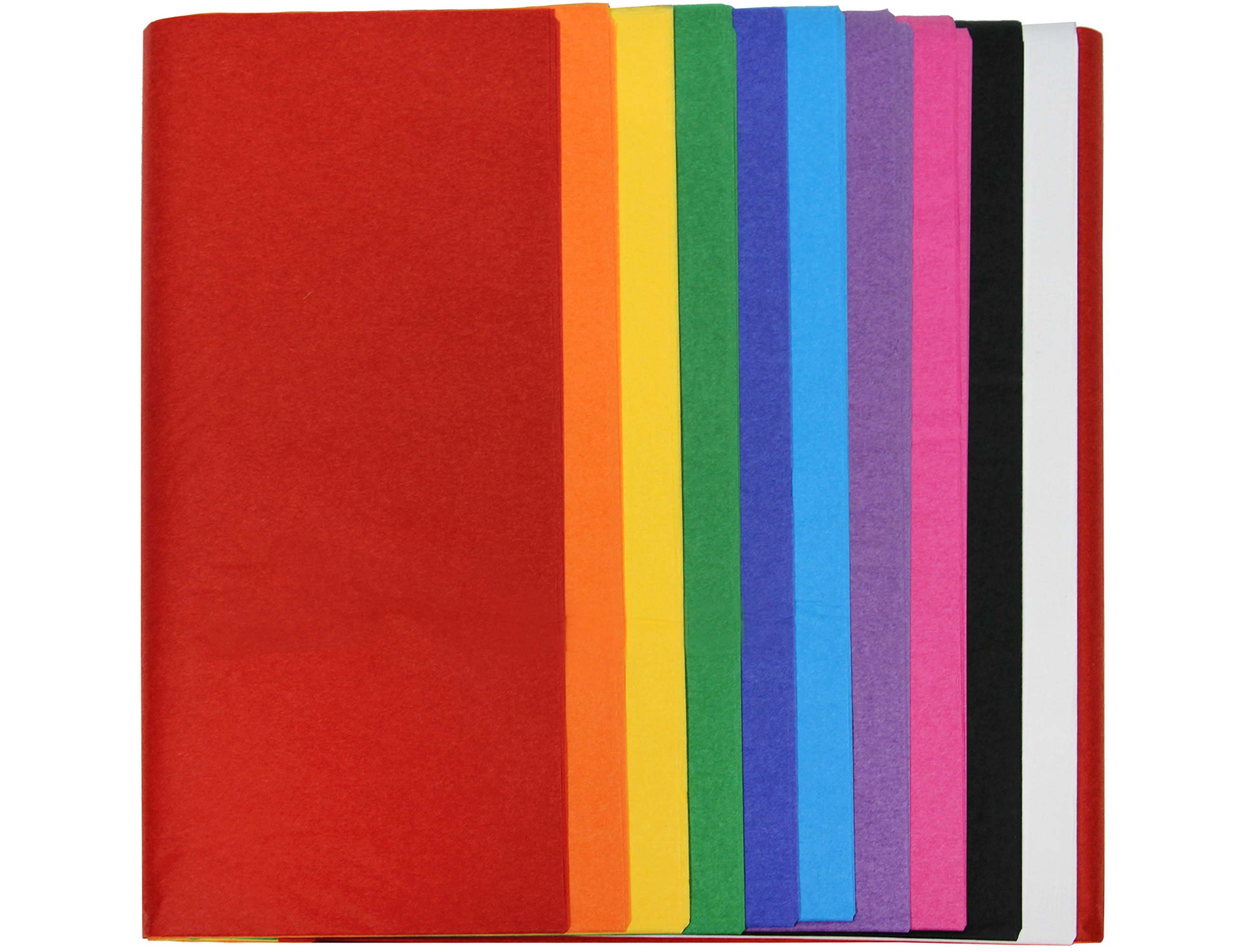 Gift Expressions Tissue Paper, 20 x 26 Inches, 100 Count, Primary Colors, Premium High Quality Wrapping Paper for Gift Boxes & Paper Bags, Durable, 17GSM Packing Paper for DIY Crafts & Gift Wrapping