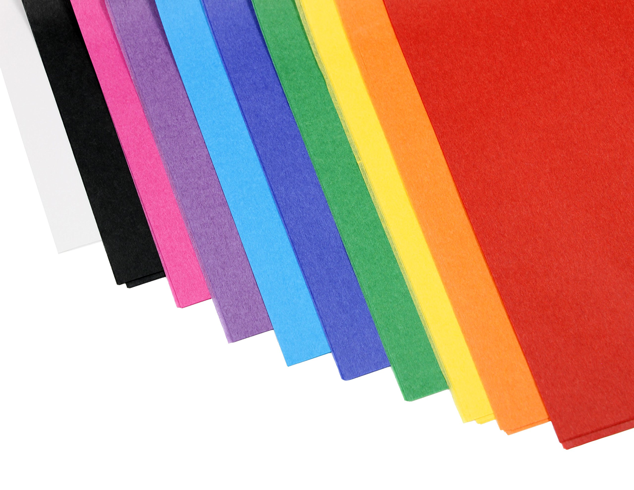 Gift Expressions Tissue Paper, 20 x 26 Inches, 100 Count, Primary Colors, Premium High Quality Wrapping Paper for Gift Boxes & Paper Bags, Durable, 17GSM Packing Paper for DIY Crafts & Gift Wrapping