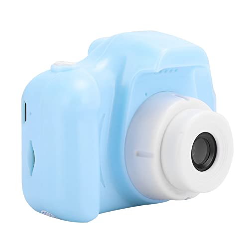 DAUERHAFT Kids Camera Toys, Mini Camera Kids Selfie Camera Rechargeable Recording Videos with 2.0in Color Screen Cartoon Photo Frames for Birthday Gifts(Blue)