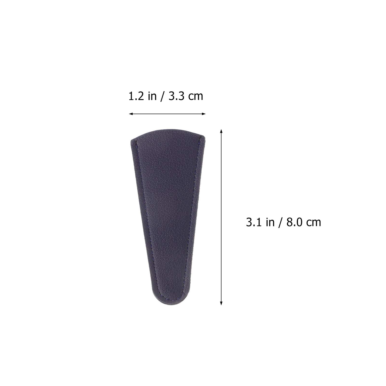 EXCEART 4pcs Sewing Scissors Sheath Leather Scissors Cover Protector Safety Trimming Beauty Tool Protection Cover Collect Bags