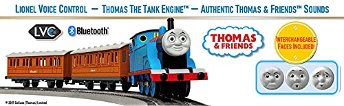 Lionel Thomas & Friends LionChief Set with Bluetooth Capability, Electric O Gauge Model Train Set with Remote