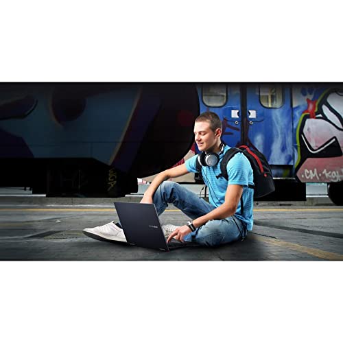 ASUS VivoBook Flip 14 Thin and Light 2-in-1 Laptop, 14” FHD Touch Display, AMD Ryzen 5 5500U, 8GB RAM, 512GB SSD, Stylus, Fingerprint Reader, Windows 10 Home, Bespoke Black, TM420UA-DS52T
