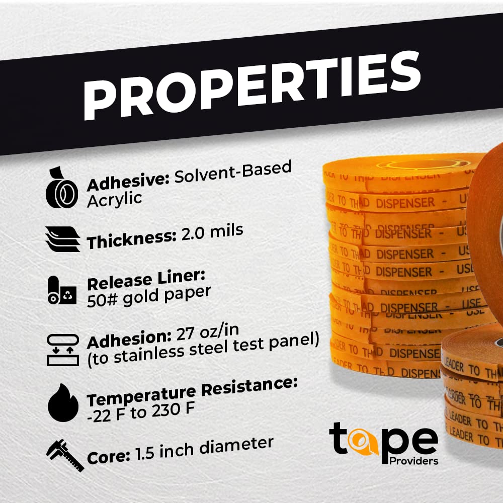 WOD RWATG20 General Purpose ATG Tape, 1/4 inch x 36 yds. (Set of 12 Rolls) Adhesive Transfer Tape Glider Refill Rolls Clear Adhesive on Gold Liner (Acid Free)