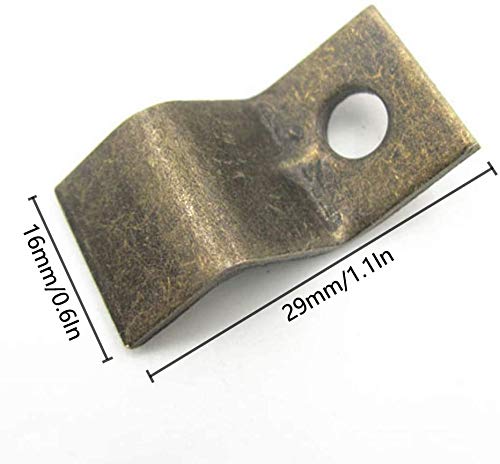 Table Top Fasteners with Screws, Desk Top Fasteners, Heavy Duty Table Top Connectors/Table Clips/Table Top Brackets, Set of 20 Packs (Include 20 Clips and 20 Screws)