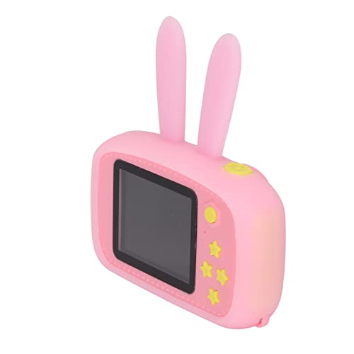 ciciglow Kids Camera, Bunny Appearance 1080P Full HD Kids Digital Camera with Lanyard, Double Protection and Shockproof, Toy Gift for 3-12 Years Old Boys&Girls