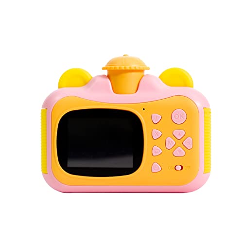 YUUAND Birthday Camera with 2.4-Inch HD Screen Children's Mini Print Digital Camera with Pronter Function