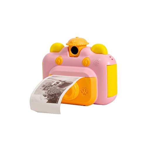 YUUAND Birthday Camera with 2.4-Inch HD Screen Children's Mini Print Digital Camera with Pronter Function