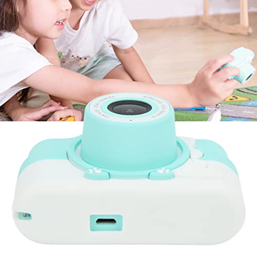 Jovenn WiFi Cartoon Camera Toy, Portable High Definition Anti Fall 750mAh Rechargeable ABS Kids Digital Camera 24MP Dual Camera for Gifts