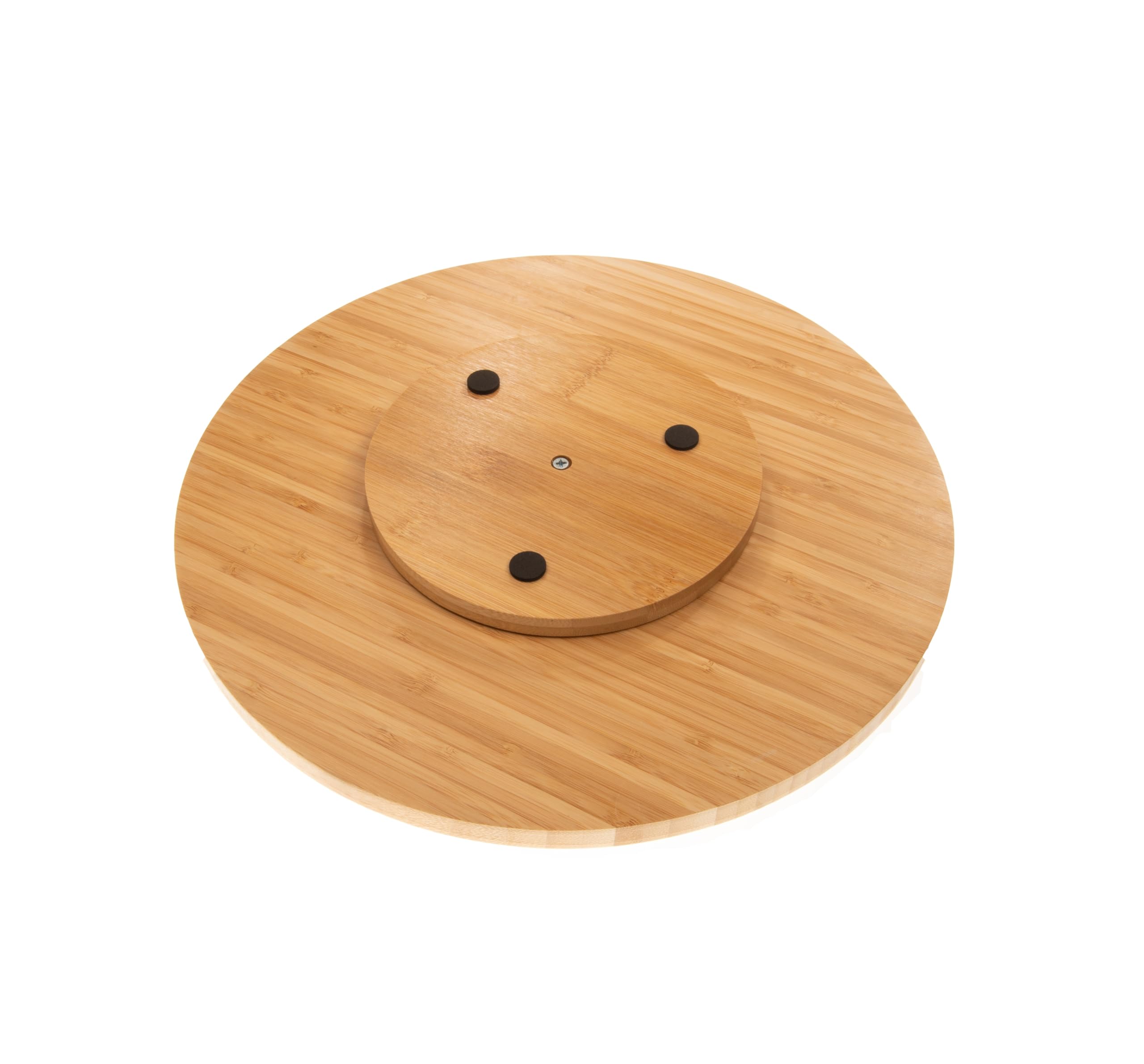 Mateda 12" Bamboo Lazy Susan Turntable for Pantry Cabinet or Table (12 inch)