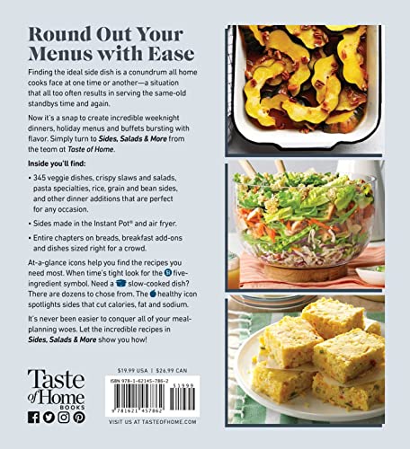Taste of Home Sides, Salads & More: 345 side dishes, pasta salads, leafy greens, breads & other enticing ideas that round out meals. (Taste of Home Classics)
