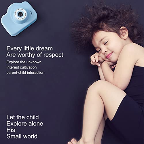Usbinx ππ‘π’π₯ππ«ππ§ Camera Photo 1080P ππ’ππ¬ Video Cartoon Digital Cameras Recorder with 32GB SD Card Anti-Fall ππ¨π²π¬ & ππ’π«π₯π¬ Photography Toy with MP3 Player (Blue)