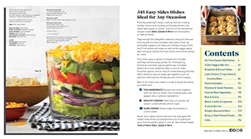 Taste of Home Sides, Salads & More: 345 side dishes, pasta salads, leafy greens, breads & other enticing ideas that round out meals. (Taste of Home Classics)