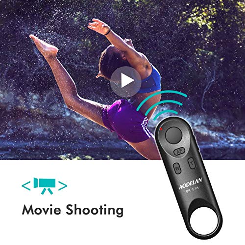 AODELAN Camera Remote Control for Canon EOS RP, EOS R, R5, R6, M50, M50 II, 6D Mark II, 77D, 850D, 800D, 200D, 250D, EOS Rebel SL2, Rebel T7i, T8i, 90D, EOS M6 Mark II, SX70 HS; Replaces Canon BR-E1