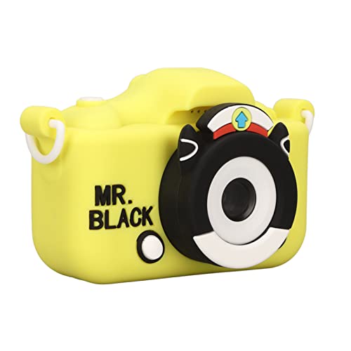 YEmirth Digital Camera for Kids, Kids Digital Camera Cute Lightweight 2in Screen Children Camera for Photo Video MP3 3‑10 Years Old Kids(Yellow-2)
