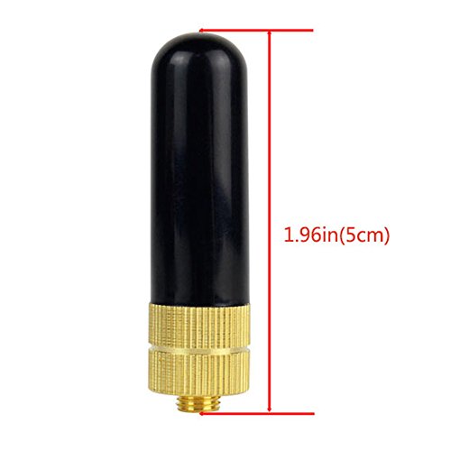 Retevis 2 Way Radio Antenna High Gain Long Range SMA-F Antenna Compatible with BaoFeng UV-5R BF-F8HP BF-888S Retevis RT29 RT-5R RT5 RT-5RV RT21V RT86 RT7 RT6 Arcshell AR-5 Walkie Talkies (1 Pack)
