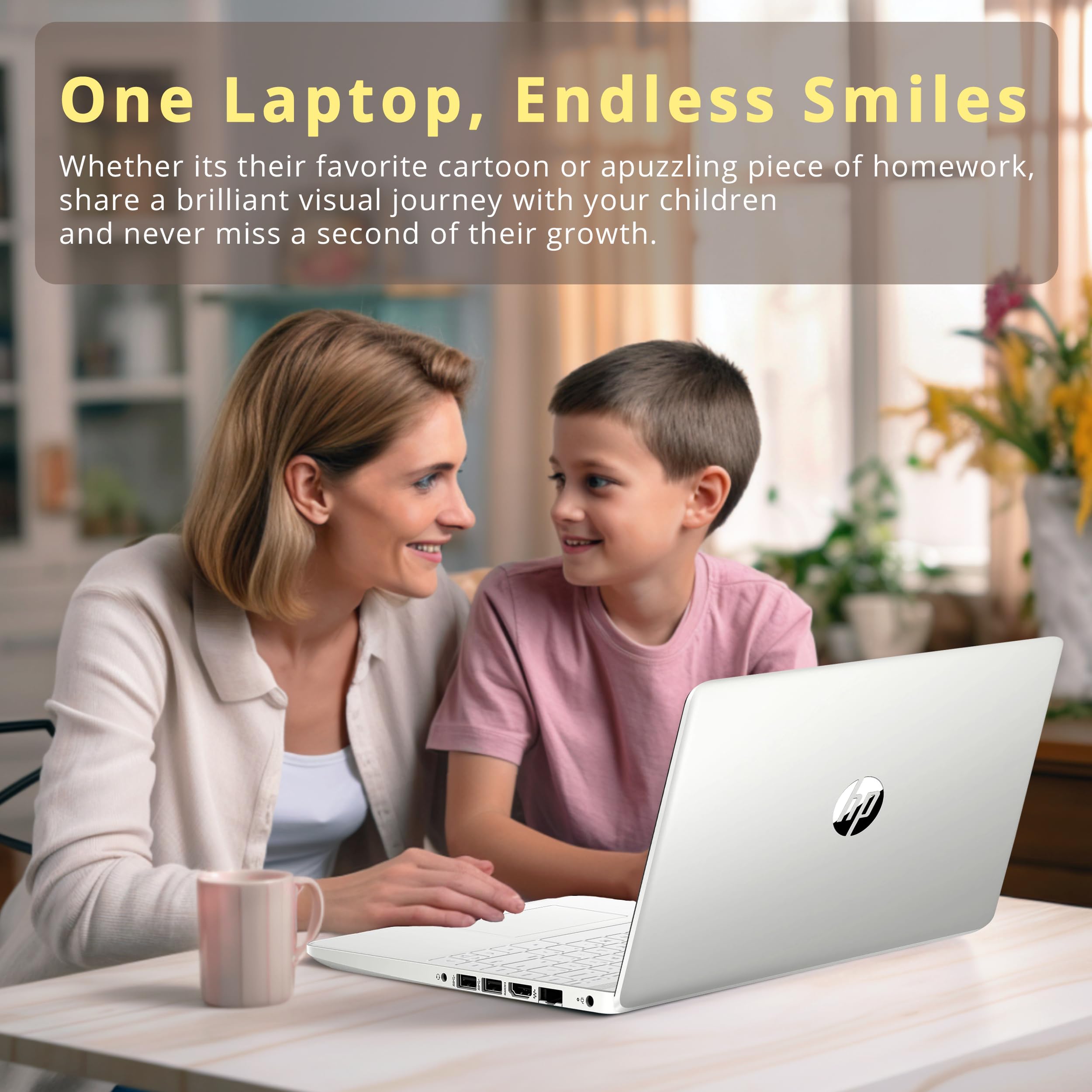 2022 HP Stream 14" HD Laptop, AMD Athlon Silver 3050U Processor, 8GB RAM, 256GB SSD , 720p HD Webcam, AMD Radeon Graphics, Bluetooth, Windows 10 Home, Silver, 32GB SnowBell USB Card