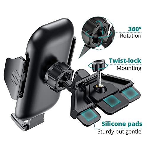 VICSEED ๐ ๐ถ๐น๐ถ๐๐ฎ๐ฟ๐-๐๐ฟ๐ฎ๐ฑ๐ฒ ๐ฆ๐๐๐ฟ๐ฑ๐ Phone Mount for Car, ๐จ๐ฝ๐ด๐ฟ๐ฎ๐ฑ๐ฒ๐ฑ ๐๐ป๐๐ถ ๐ฆ๐ต๐ฎ๐ธ๐ฒ CD Slot & Air Vent Thick Case Friendly Car Phone Holder Mount Fit for iPhone 14 13 All Phones